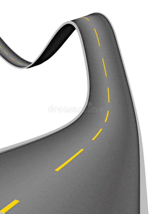 Abstract road stock illustration. Illustration of marking - 2448243