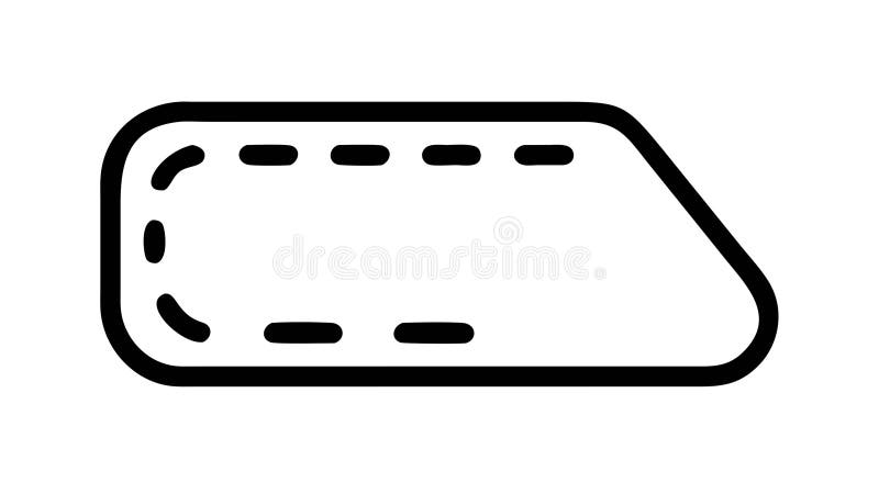 Abstract Road Shape Icon, Circuit Track Vector Graphic, Vector Design ...