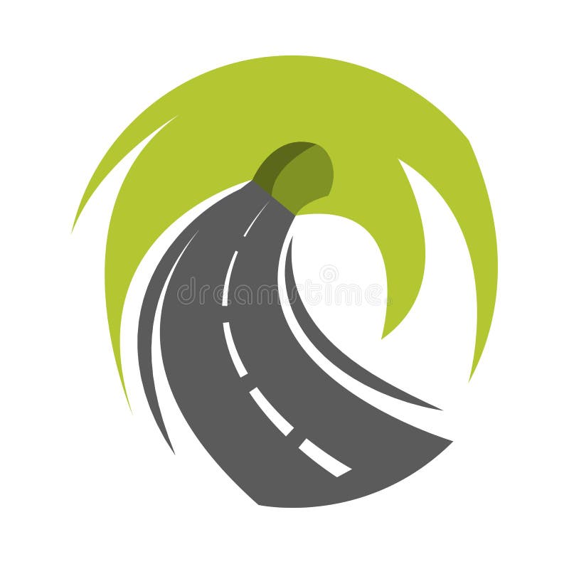 Abstract road turn stock vector. Illustration of isolated - 93086204