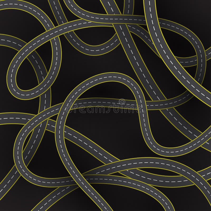 Abstract 3d Road Infographics Stock Vector - Illustration of geometric ...