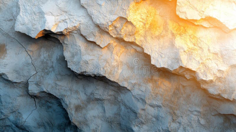 Abstract Rock Face Texture Showing Light and Shadow Stock Illustration ...