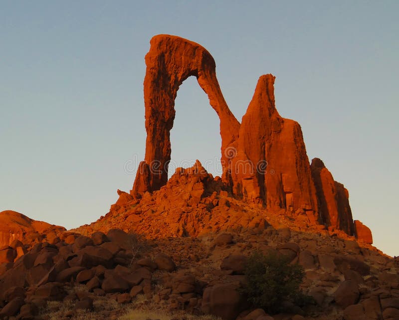 Abstract Rock Formation at Plateau Ennedi Aka Stone Forest in Chad ...