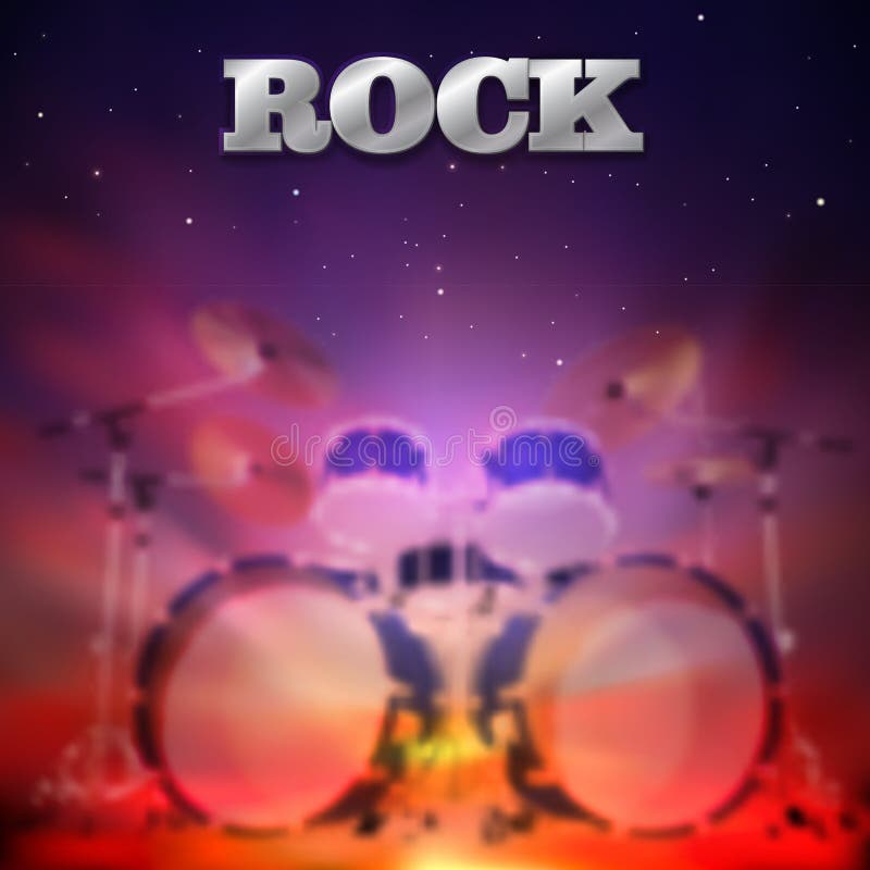 Abstract Rock Music Background Stock Vector - Illustration of grunge ...