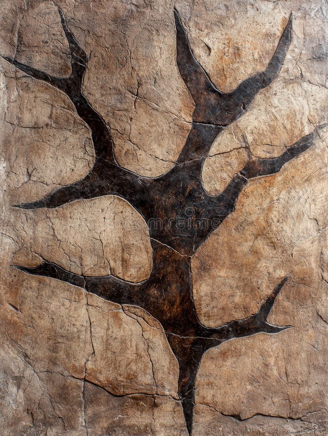 Abstract Rock Texture with Natural Patterns Stock Illustration ...