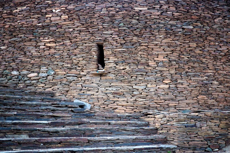 Detail Of The Stonework Showing Ionic Columns And Modillion Cornice Of ...