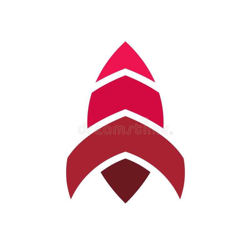 Abstract Rocket Logo Icon Design Template, Vector Illustration Stock ...