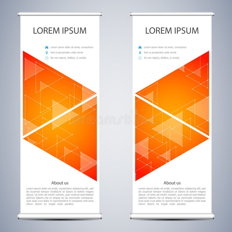 Abstract Roll Up Banner for Presentation and Publication. Science ...