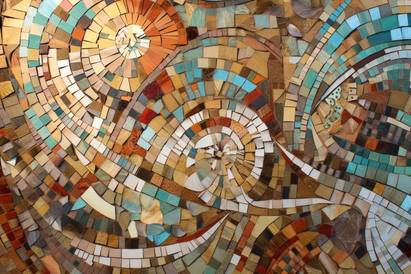 Abstract Roman Mosaic Patterns for a Modern Interpretation Stock ...