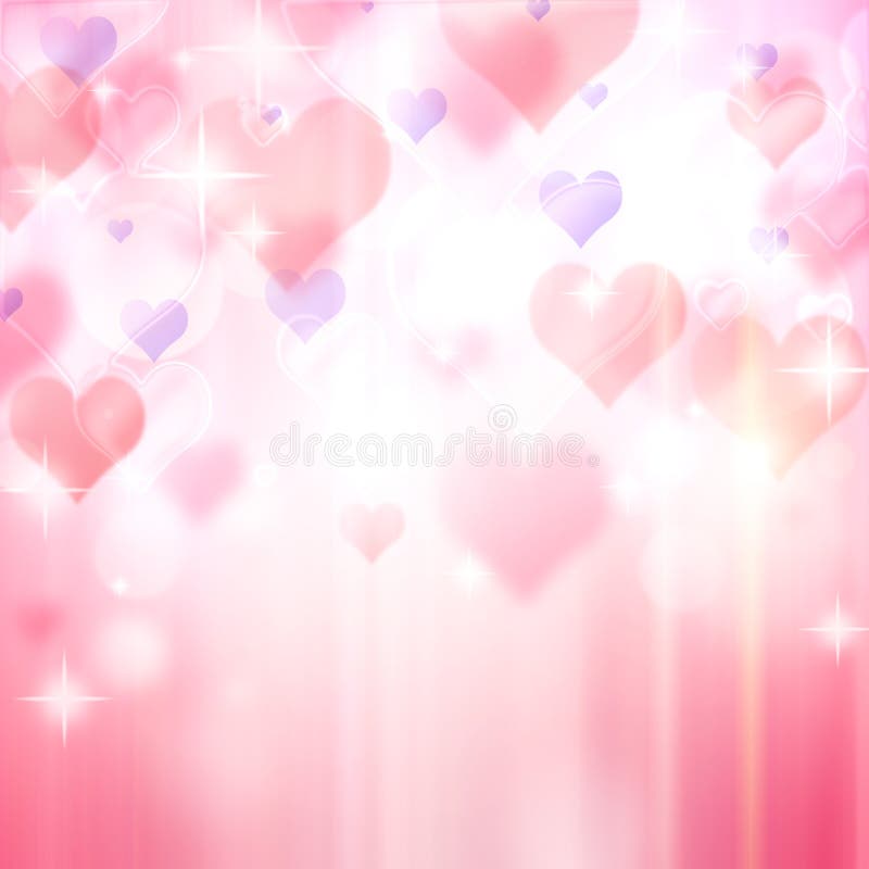Abstract Romantic Background Stock Illustration - Illustration of ...