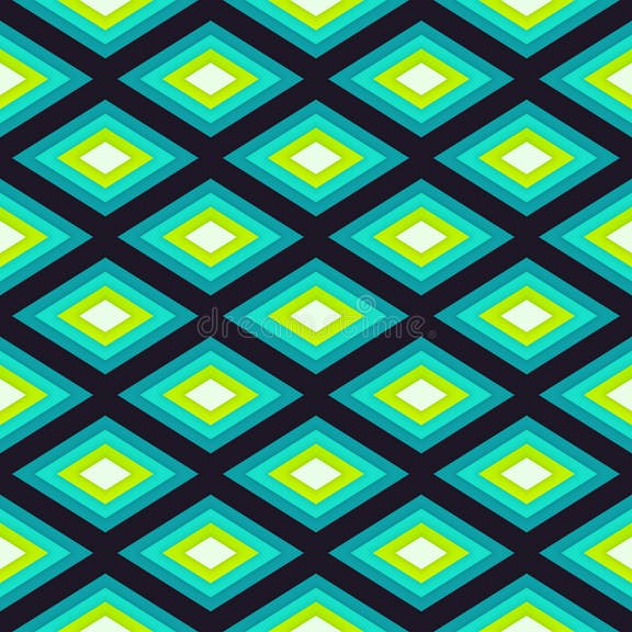 Abstract Romb Seamless Geometric Pattern Stock Vector - Illustration of ...