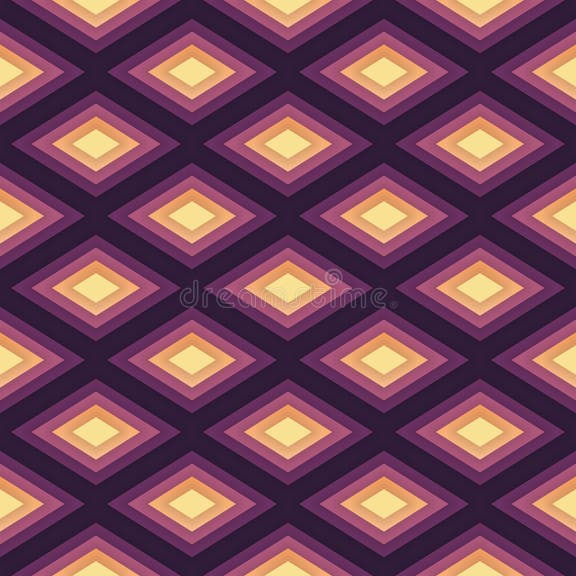 Abstract Romb Seamless Geometric Pattern Stock Vector - Illustration of ...