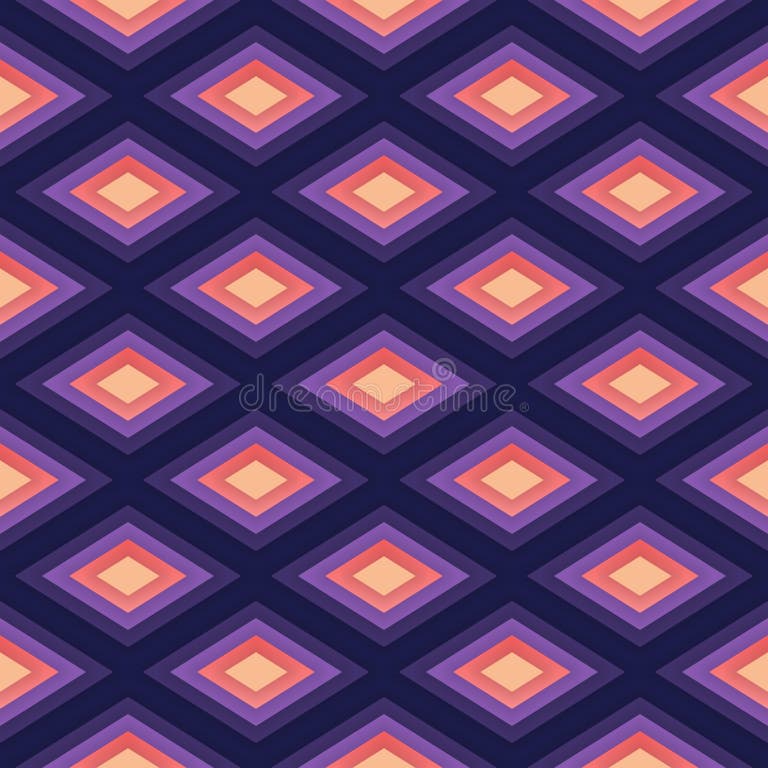 Abstract Romb Seamless Geometric Pattern Stock Vector - Illustration of ...