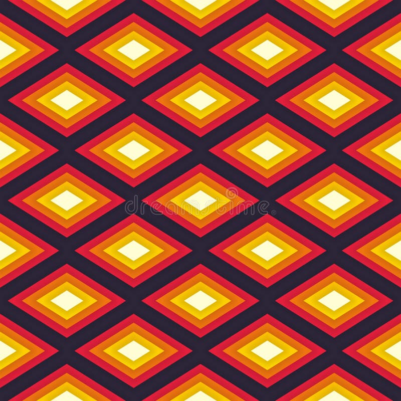 Abstract Romb Seamless Geometric Pattern Stock Vector - Illustration of ...