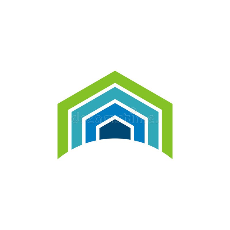 Abstract Roof Architecture Logo Illustration Design. Vector EPS 10 ...