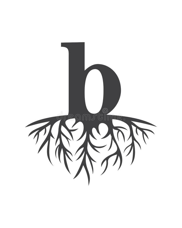 A Root Logo , Nature Logo Vector Stock Illustration - Illustration of ...