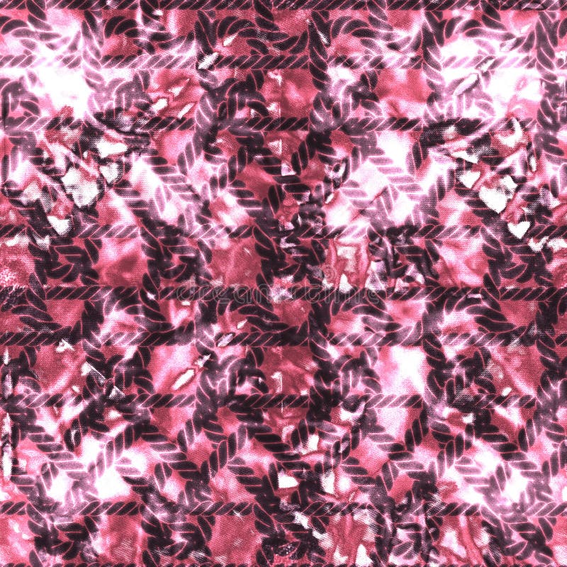 Abstract Rope & Chains Tie Dye Pattern Stock Illustration ...