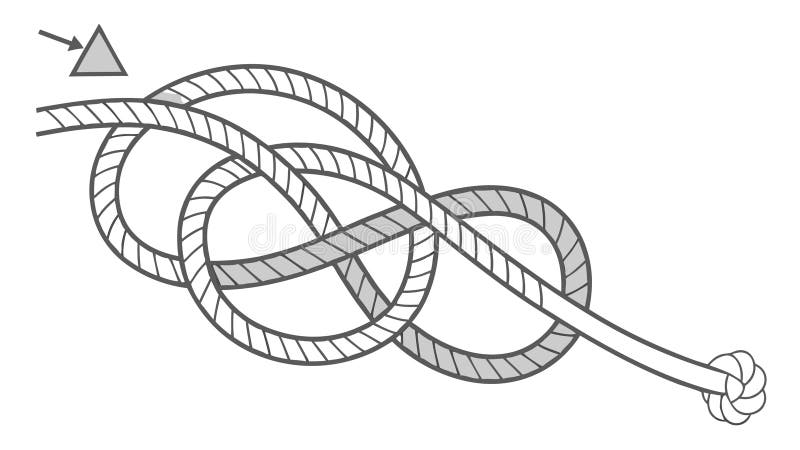 Abstract Rope Knot, Minimalist Connection, Timeless Symbol. Vector ...
