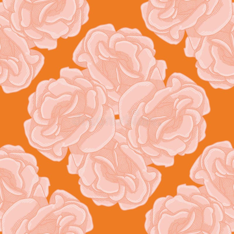 Abstract Rose Bundle Seamless Illustration Pattern Stock Vector ...