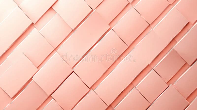 Abstract Rose Gold Geometric Pattern Background Stock Illustration ...