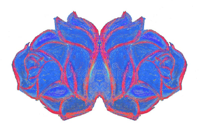 Abstract rose image. stock illustration. Illustration of manual - 236630826