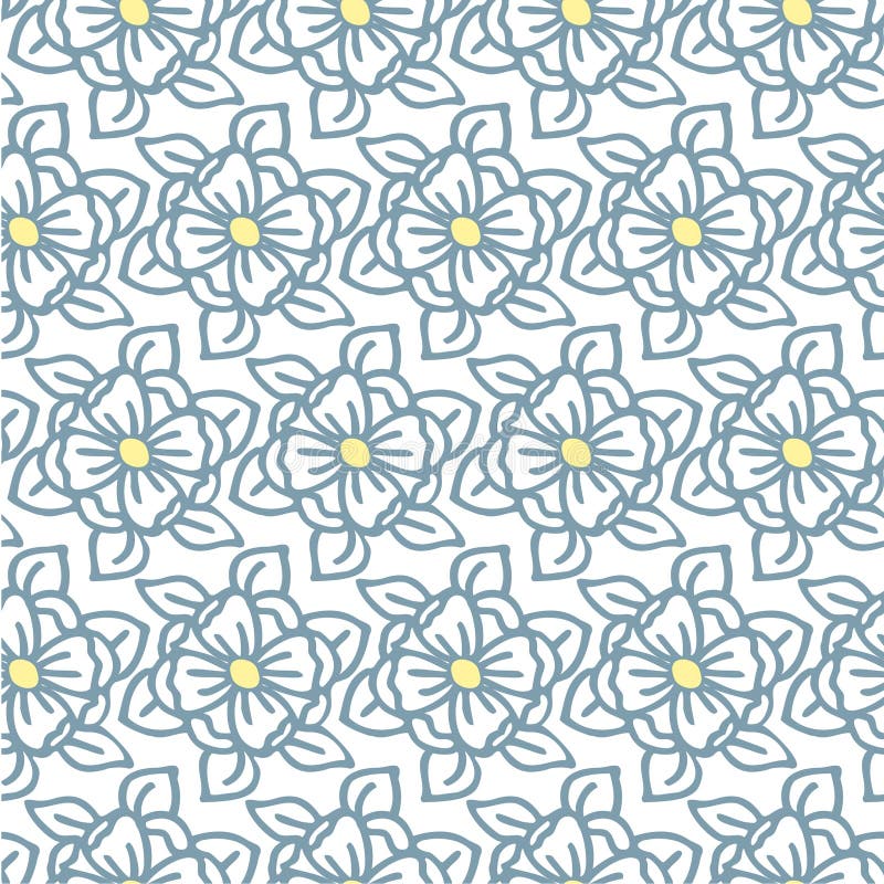 Abstract Roses Floral Seamless Pattern for Fabric, Textile. Vector ...