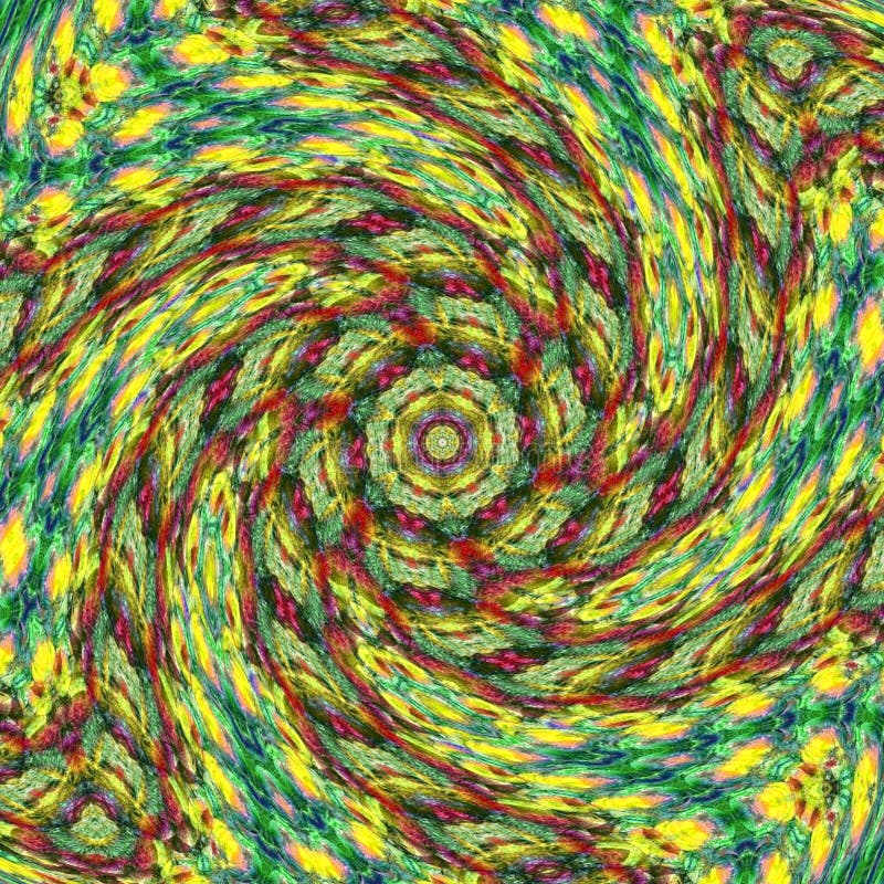 Abstract Rotate Sun Rainbow Circles Swirl Colorful Pattern Stock ...