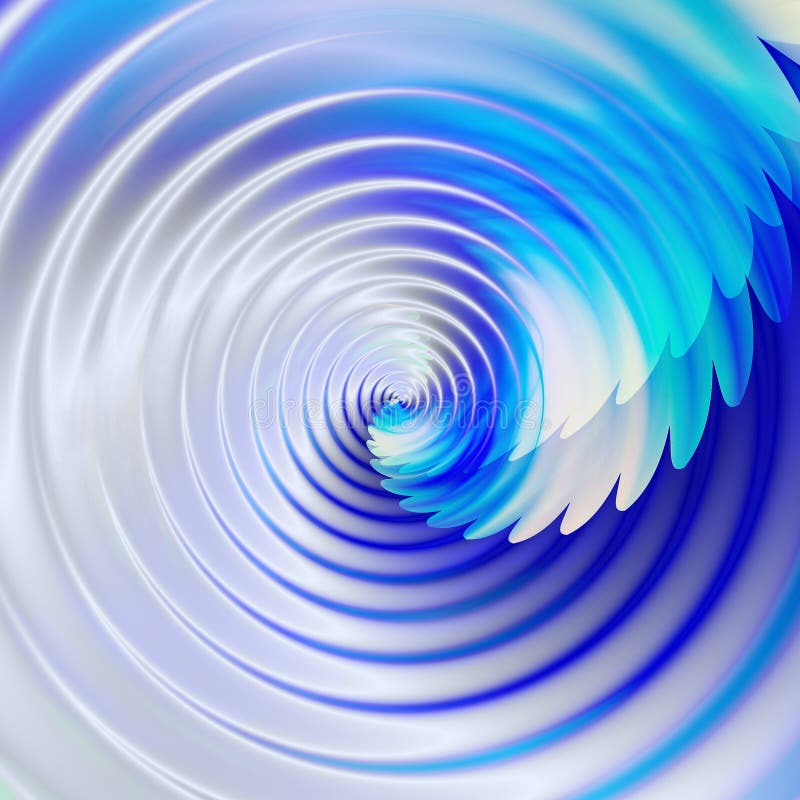 Circular Waves in a Liquid stock illustration. Illustration of circle ...