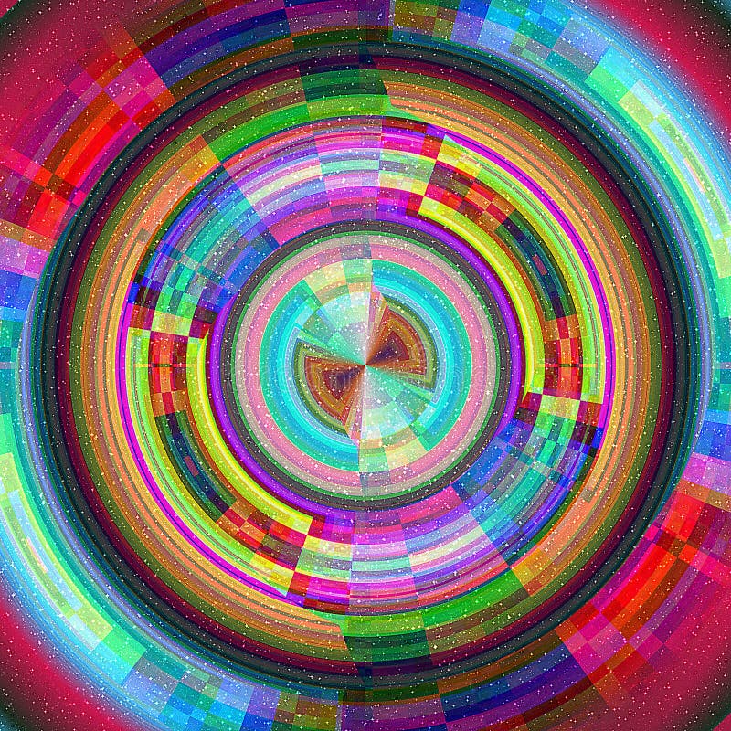 Abstract Rotating Object Resembling a Roulette Stock Illustration ...