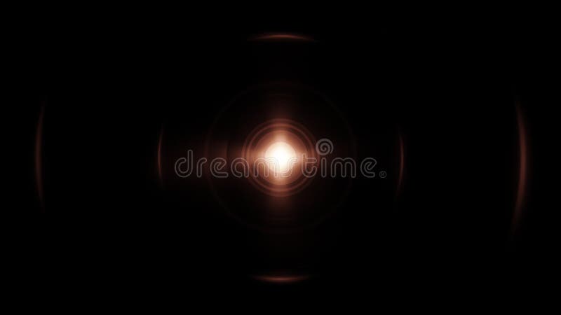 4k Optical Lens Flare with Halo Corona Effect Flicker and Burst Light ...