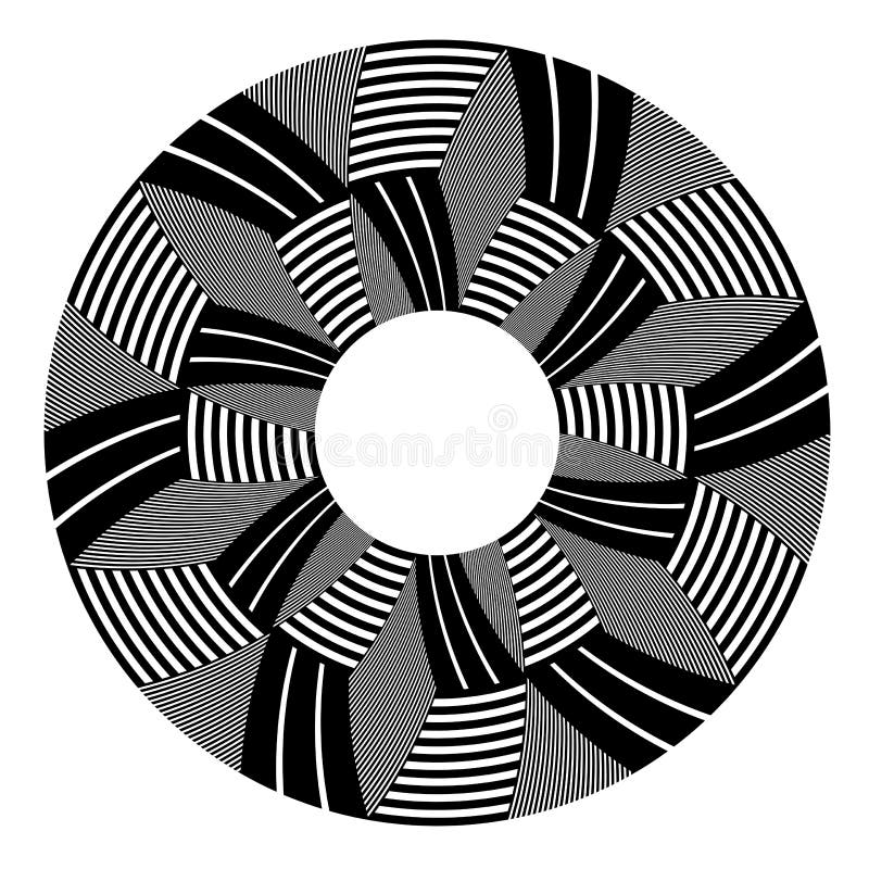 Abstract Rotation Circle Design Element. Stock Vector - Illustration of ...