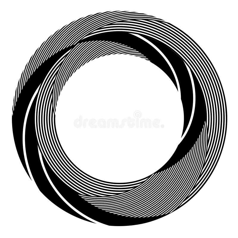 Abstract Rotation Object. Mandala, a Circular Ornament in Blue Colors ...