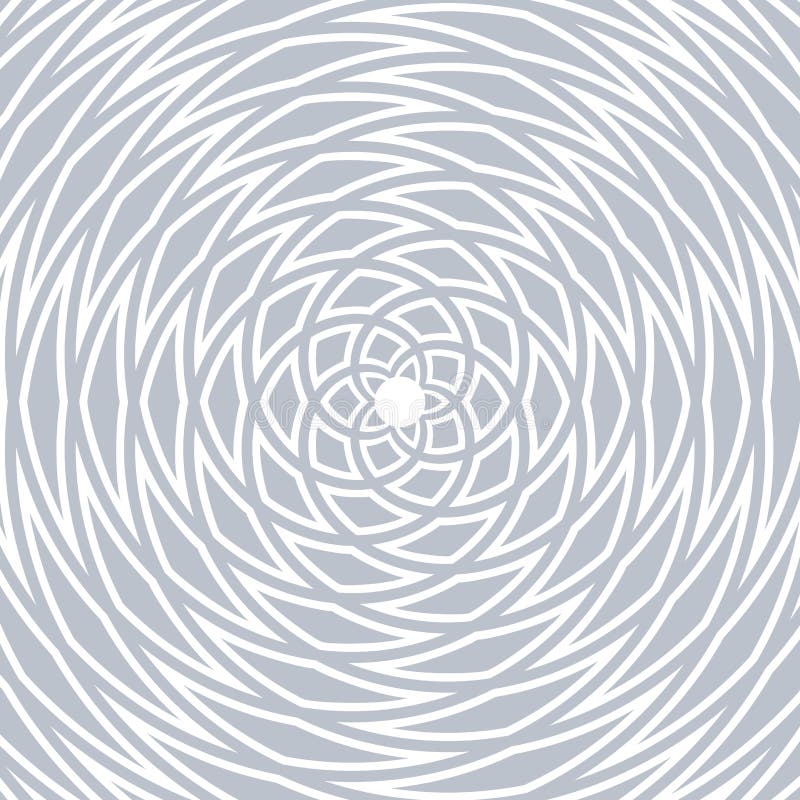 Abstract Rotation Object. Mandala, a Circular Ornament in Blue Colors ...