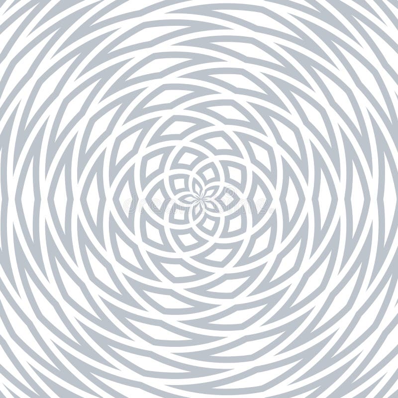 Abstract Rotation Object. Mandala, a Circular Ornament in Blue Colors ...