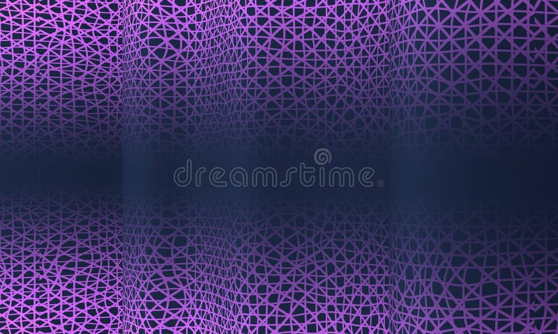 Abstract Rough Linear Texture on Waved Surface. 3D Render Stock ...