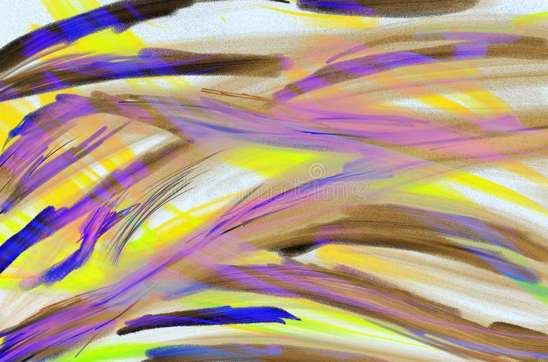 Abstract Rough Painting Textured Background. Retro Illustration Stock ...