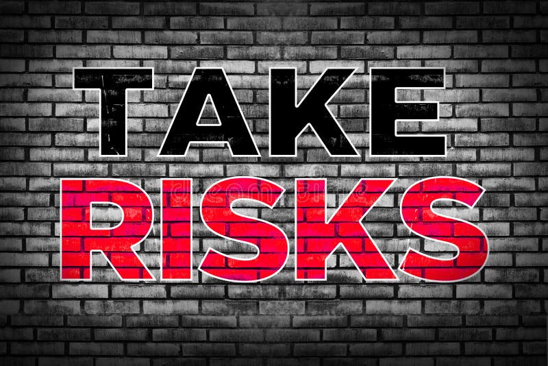 Take the Risk word stock image. Image of courage, office - 54565407