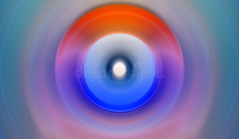 Abstract Round Background. Circles from the Center Point Stock ...