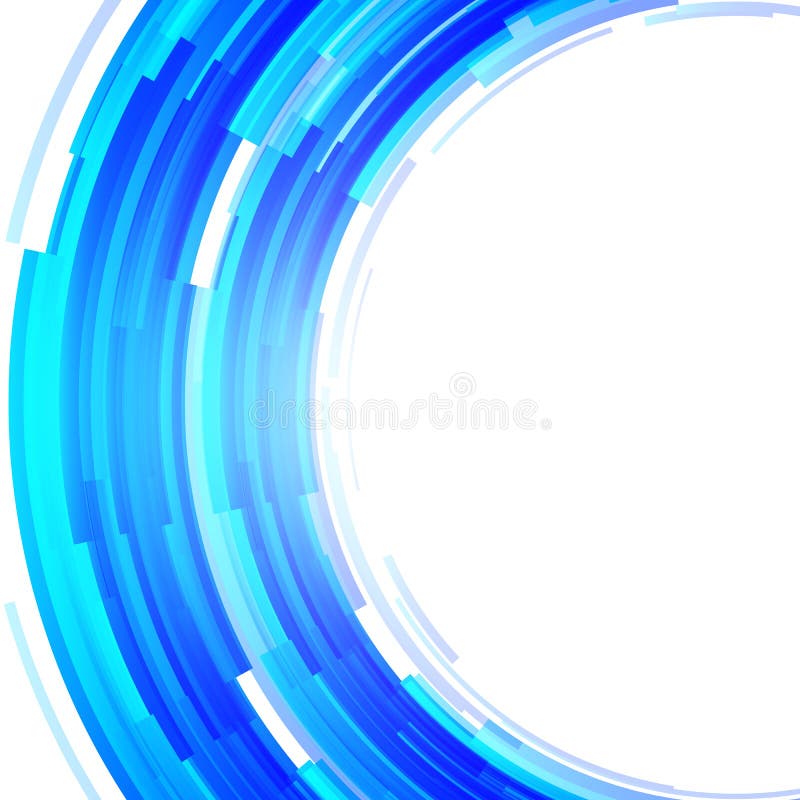 Abstract Round Background of Rectangles Stock Vector - Illustration of ...