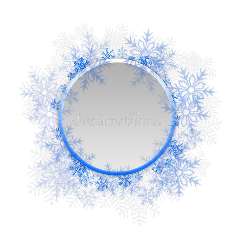Snow frame background stock illustration. Illustration of blue - 106495499