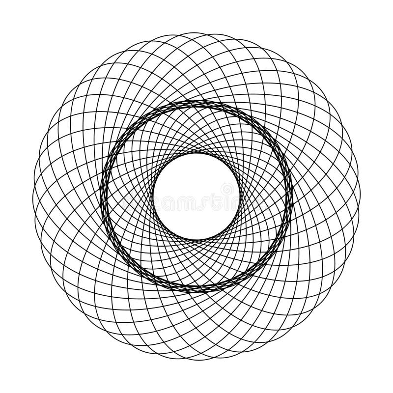 Abstract Round Circle Line Art Design Background Animation Computer ...