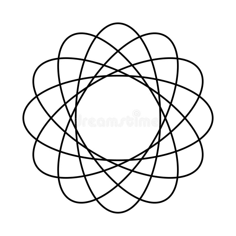 Abstract Round Circle Line Art Design Background Animation Computer ...