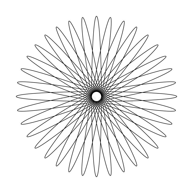 Abstract Round Circle Line Art Design Background Animation Computer ...