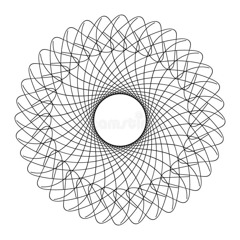 Abstract Round Circle Line Art Design Background Animation Computer ...