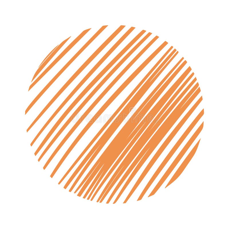 Abstract Round Colourful Background. Doodle Circle in Hand Drawn Style ...