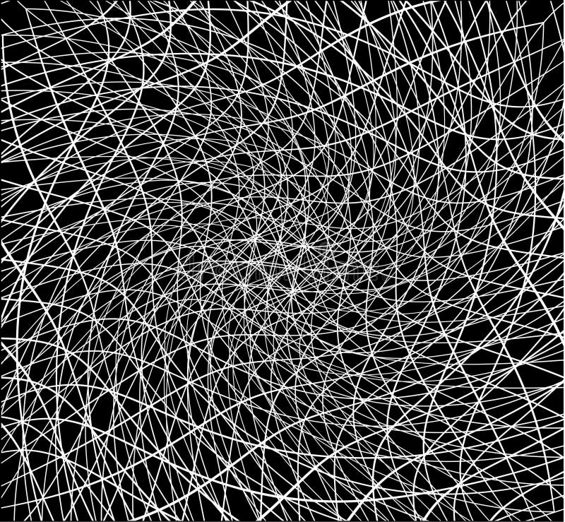 Abstract Round Decorative Grid Textured Backdrop. Stock Vector ...