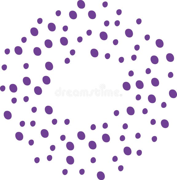 Abstract Round Dots Doodle stock vector. Illustration of geometric ...