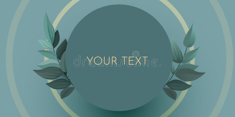 Abstract Round Frame. Geometric Background Stock Vector - Illustration ...