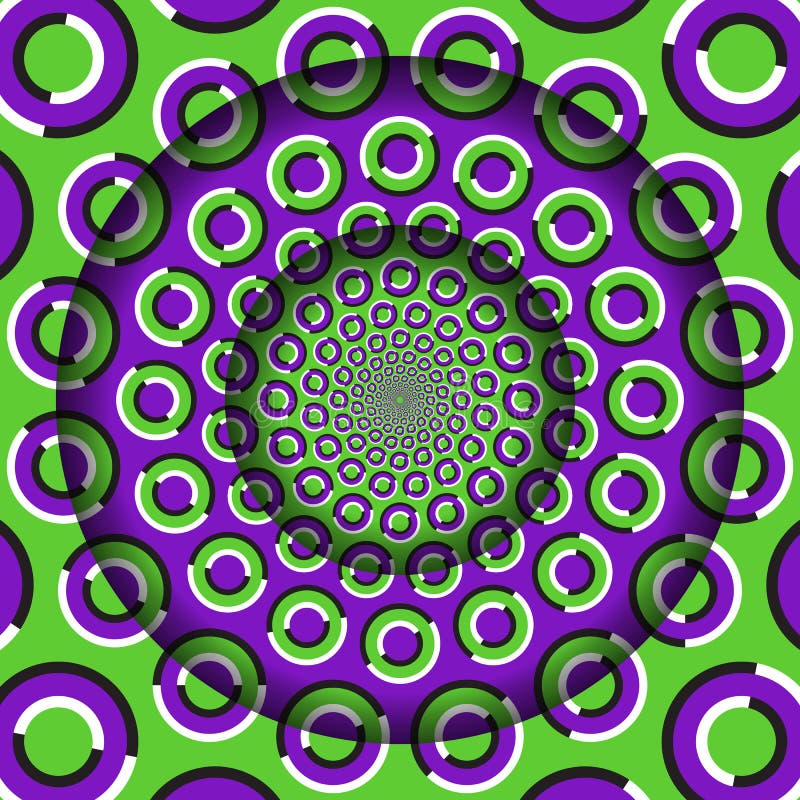 Purple Green Optical Illusion Background Stock Illustrations – 467 ...