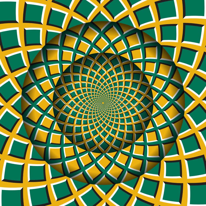 Op Art Moving Squares Two stock illustration. Illustration of wallpaper ...