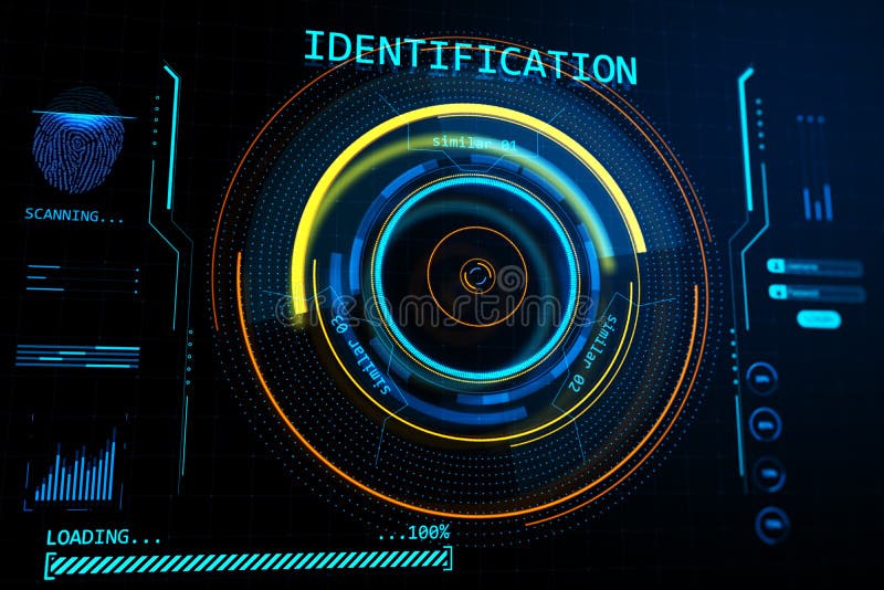 Forensic 3d Rendering Isometric Icon. Stock Vector - Illustration of ...